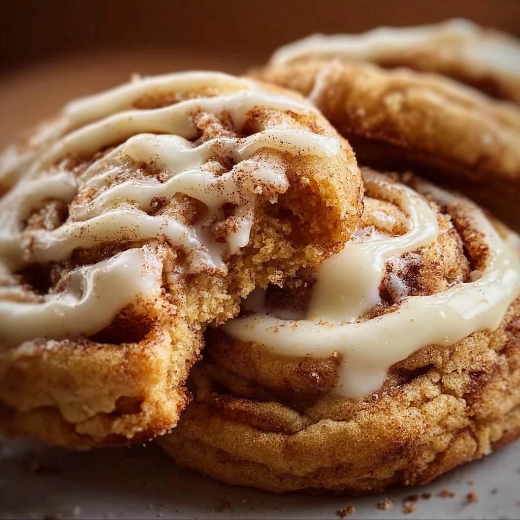 Cinnamon Roll Cheesecake Cookies