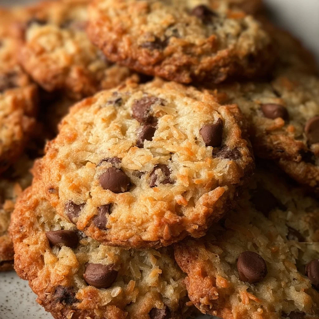 Coconut Chocolate Chip Cookies