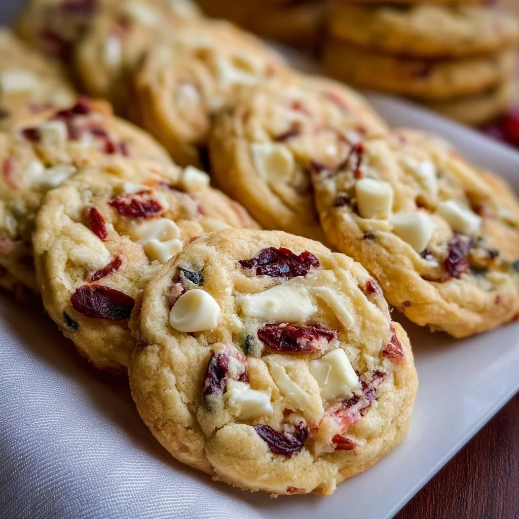 White Chocolate Cranberry Cookies