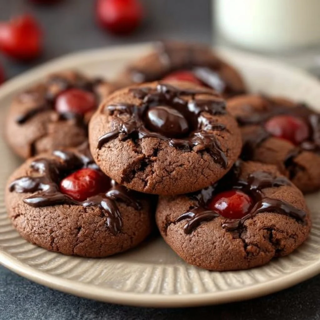 Chocolate Cherry Cookies