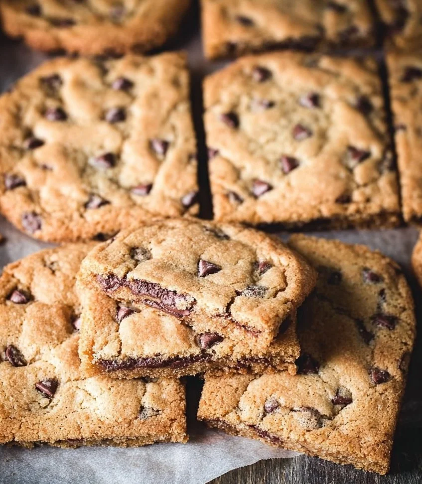 Chocolate Chip Pan Cookies
