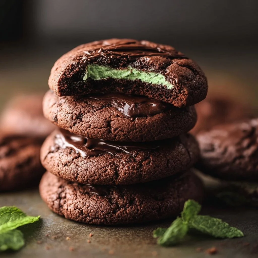 Chocolate Mint Cookies