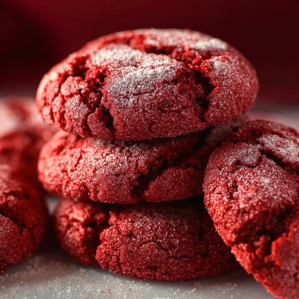 Easy Red Velvet Cake Mix Cookies