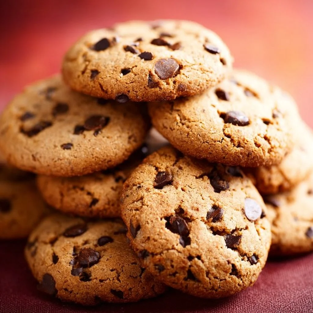 Flourless Chocolate Chip Cookies