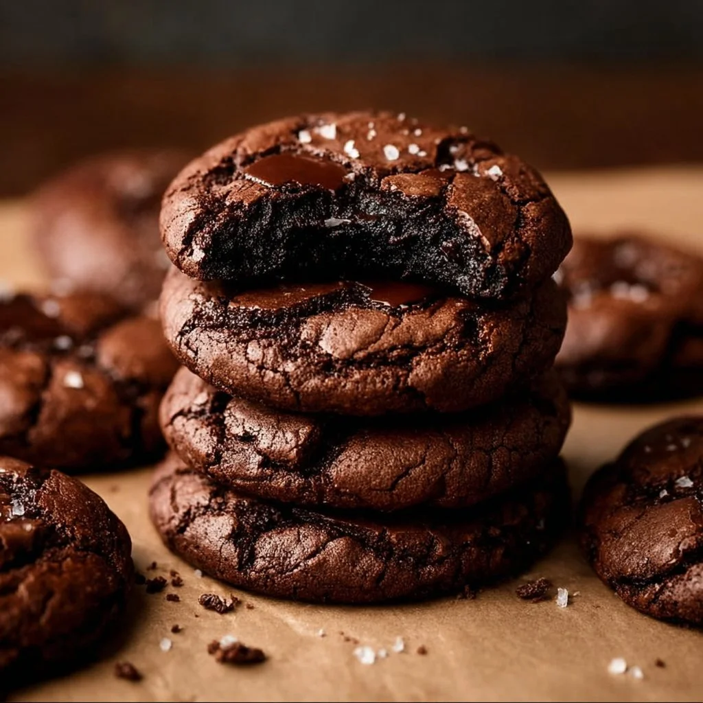 Fudgy Chocolate Brownie Cookies