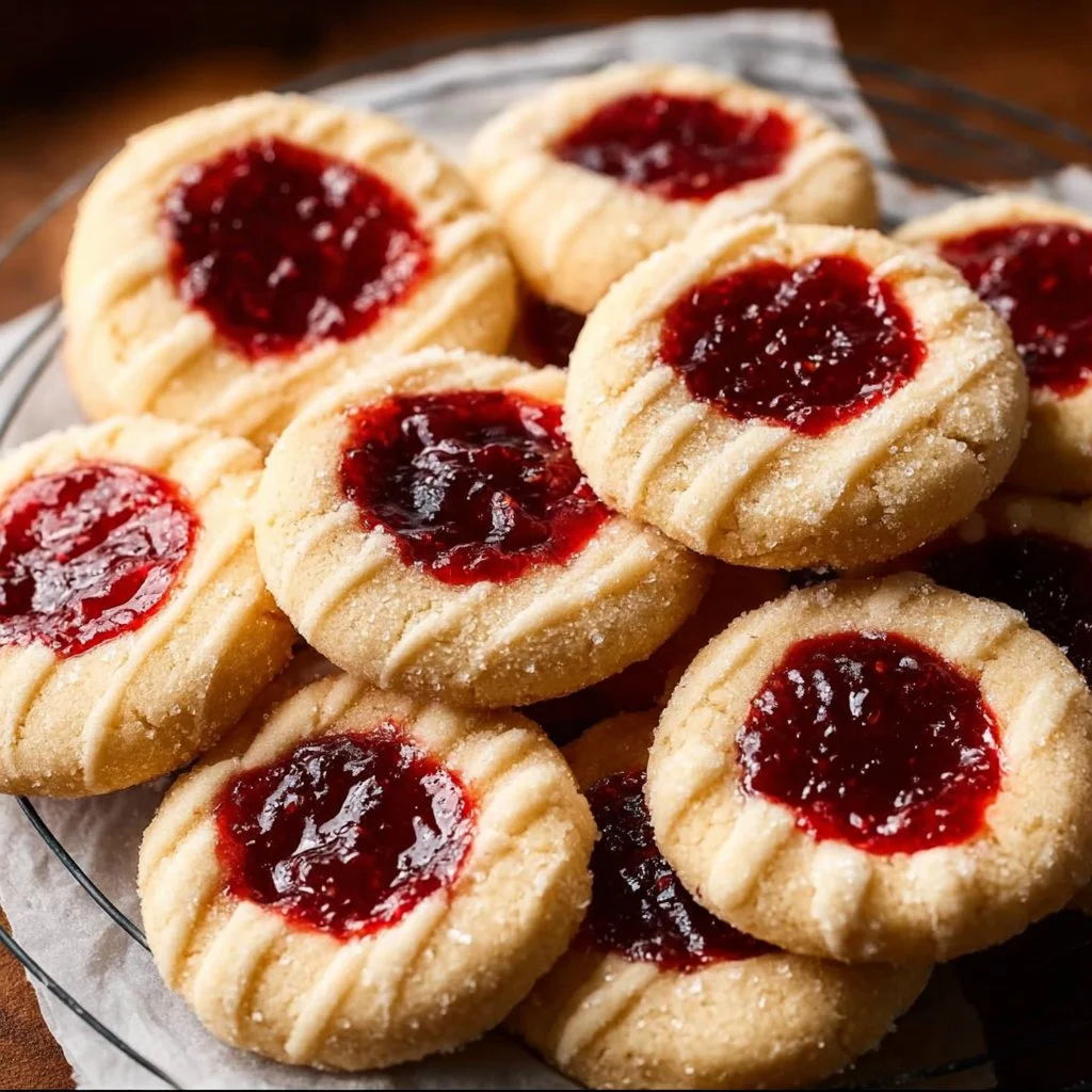 Jam Thumbprint Cookies